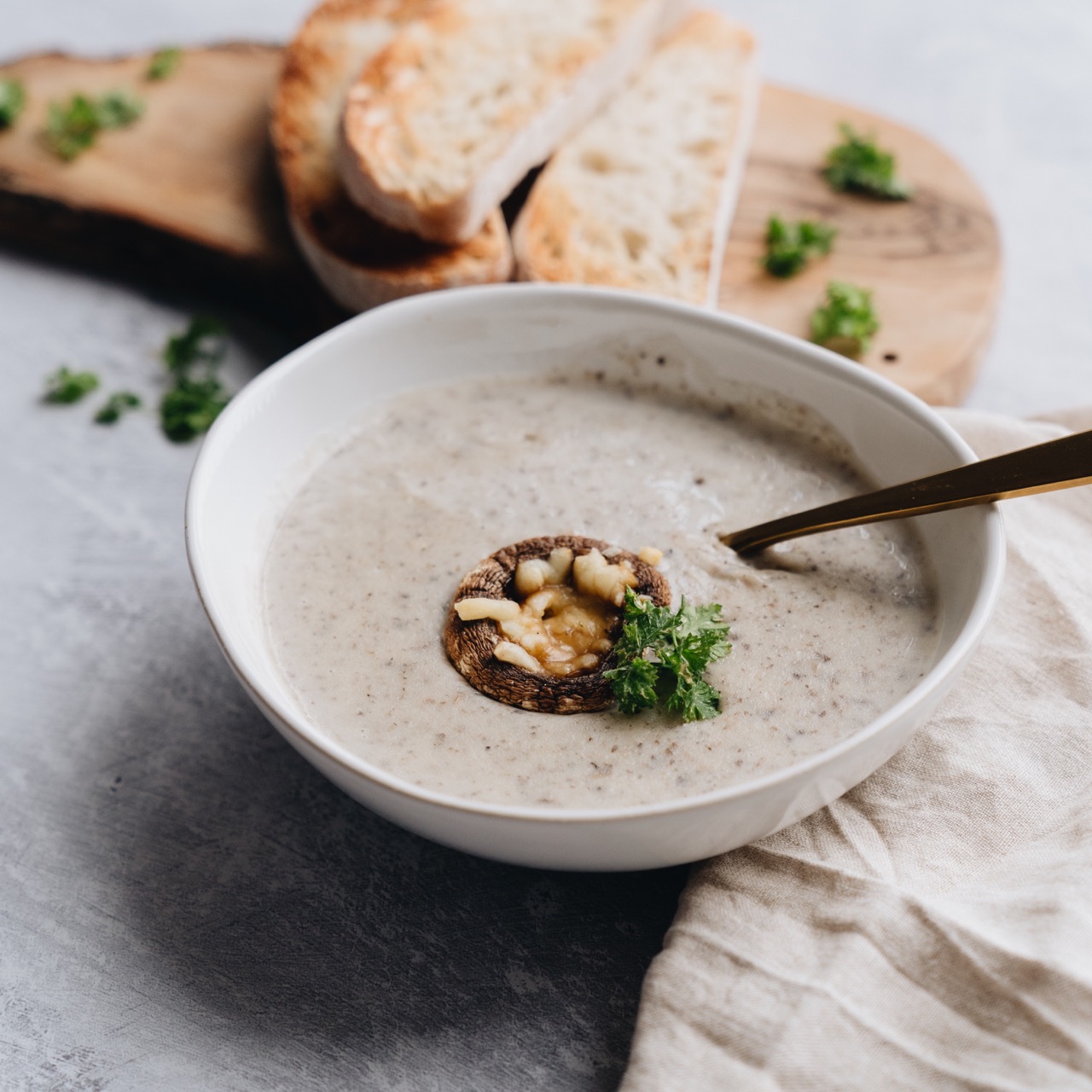 Kreemjas seene püreesupp — Blendtec — Blendtec